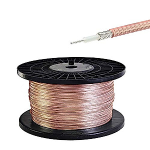 wlaniot RG 316 Cable Low Loss RF Coaxial Coax Cable for DIY 20 Feet (6.09 Meters)