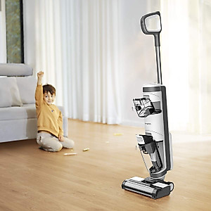 Smart Cordless Wet Dry Vacuum 2-in-1 Lightweight Handheld Vacuum Cleaner Floor Washer Great for Sticky Messes and Pet Hair