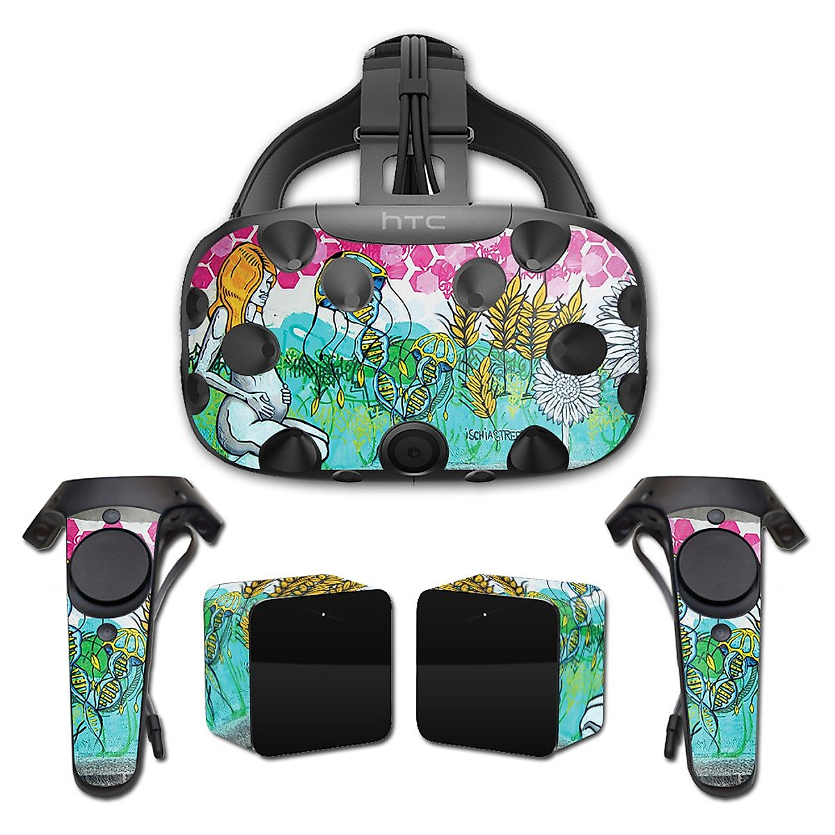 MightySkins Skin Compatible with HTC Vive Full Coverage - Mother Garden | Protective, Durable, and Unique Vinyl Decal wrap Cover | Easy to Apply, Remove, and Change Styles | Made in The USA