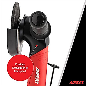 AIRCAT Pneumatic Tools 6380: 2.3 HP 5-Inch Heavy Duty Angle Grinder 12,000 RPM
