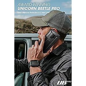 SUPCASE Unicorn Beetle Pro Rugged Case for Galaxy S9 with Screen Protector - Black