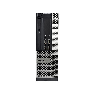 Dell OptiPlex 7020-SFF, Core i7-4770 3.4GHz, 16GB RAM, 480GB Solid State Drive, DVDRW, Windows 10 Pro 64bit, (Renewed)
