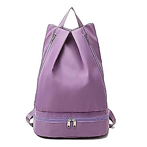 maytopia Gym Backpack for Women with Shoes Compartment & Wet Pocket,Small Workout Water Resistant bag