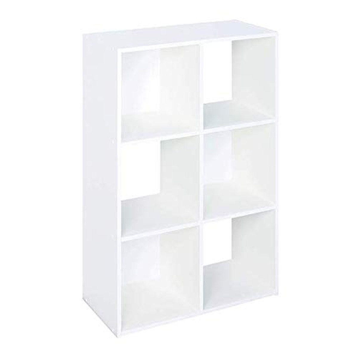 Closetmaid 899600 Decorative Home Stackable 6-Cube Cubeicals Organizer Storage, White (2 Pack)