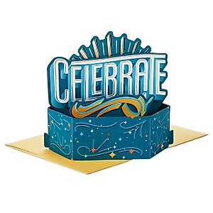 Hallmark Paper Wonder Birthday Pop Up Card (Celebrate)