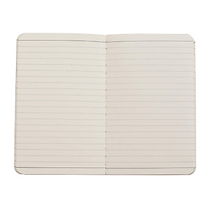 TWONE Pocket Notebook, 4 Pack Softcover Small Notebook for Taking Notes, Ruled Paper, 30 Sheets, 3-1/2” x 5-1/2”, Kraft Brown Cover