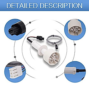 JOKASI Ice Water Level Probe Sensor kit 000016053 with Harness Compatible with Manitowoc Ice Machines