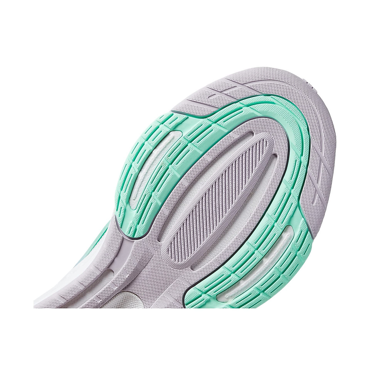 adidas Women's Ultrabounce Sneaker, Silver Dawn/Silver Metallic/Pulse Mint, 8