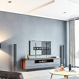 Height Adjustable TV Wall Mount, Bracket for Most 42-75 inch LED, LCD Monitor and Plasma TVs, Holds up to 132lbs, Max VESA 600x400mm by XINLEI (MFA6)