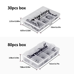 THKFISH Fishing Rod Tip Repair Kit Rod Repair Kit Small Freshwater Stainless Ceramic Repair Fishing Kits Black 80pcs