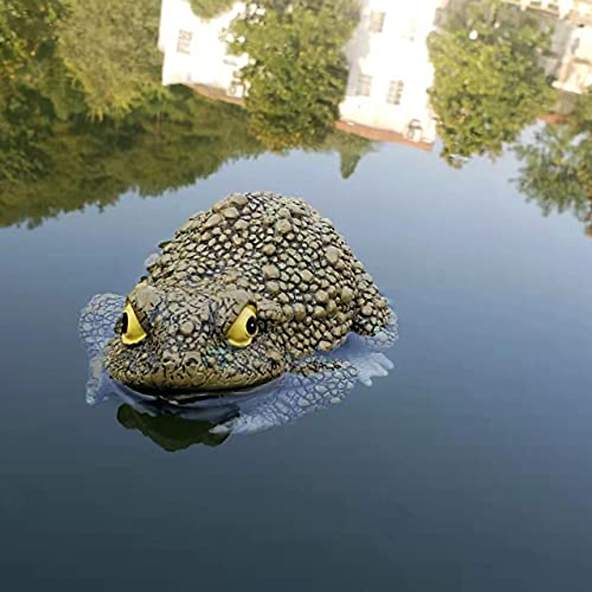 ABEESEA Frog Toad Sculptures Garden Statues Yard Art Resin Decorations Outdoor Outdoor Toad Figurine for Gardens,patios and lawns,Brown