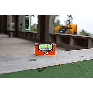 Johnson Level & Tool 5700P JLX Magnetic Pocket Level, 2.75", Orange, 1 Level