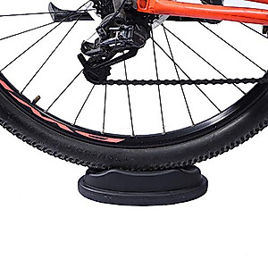 Keenso Bike Trainer Front Wheel Block, Light Plastic Bike Training Stand Bike Trainer Accessories for Indoor Combined Fitness Products