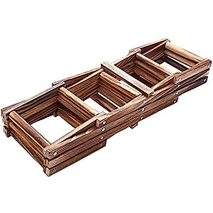 eoocvt Wood Wine Rack, 10 Bottle Wooden Stackable Wine Cellar Racks,Countertop Free Stand Wine Storage Holder Freestanding Wine Rack for Home Kitchen Bar Cabinets