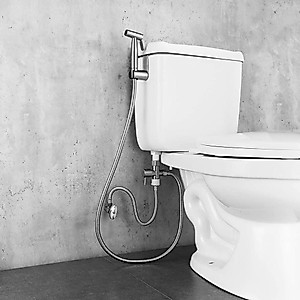 Handheld Toilet Bidet Sprayer Set Kit Stainless Steel Hand Faucet for Bathroom Shower Head Self Cleaning