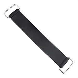 TISEKER Motorcycle Battery Rubber Band Strap, Bettery Fixed Holder Moped Belt Stretchable Bandage Parts Elastic Black Scooter Accessories