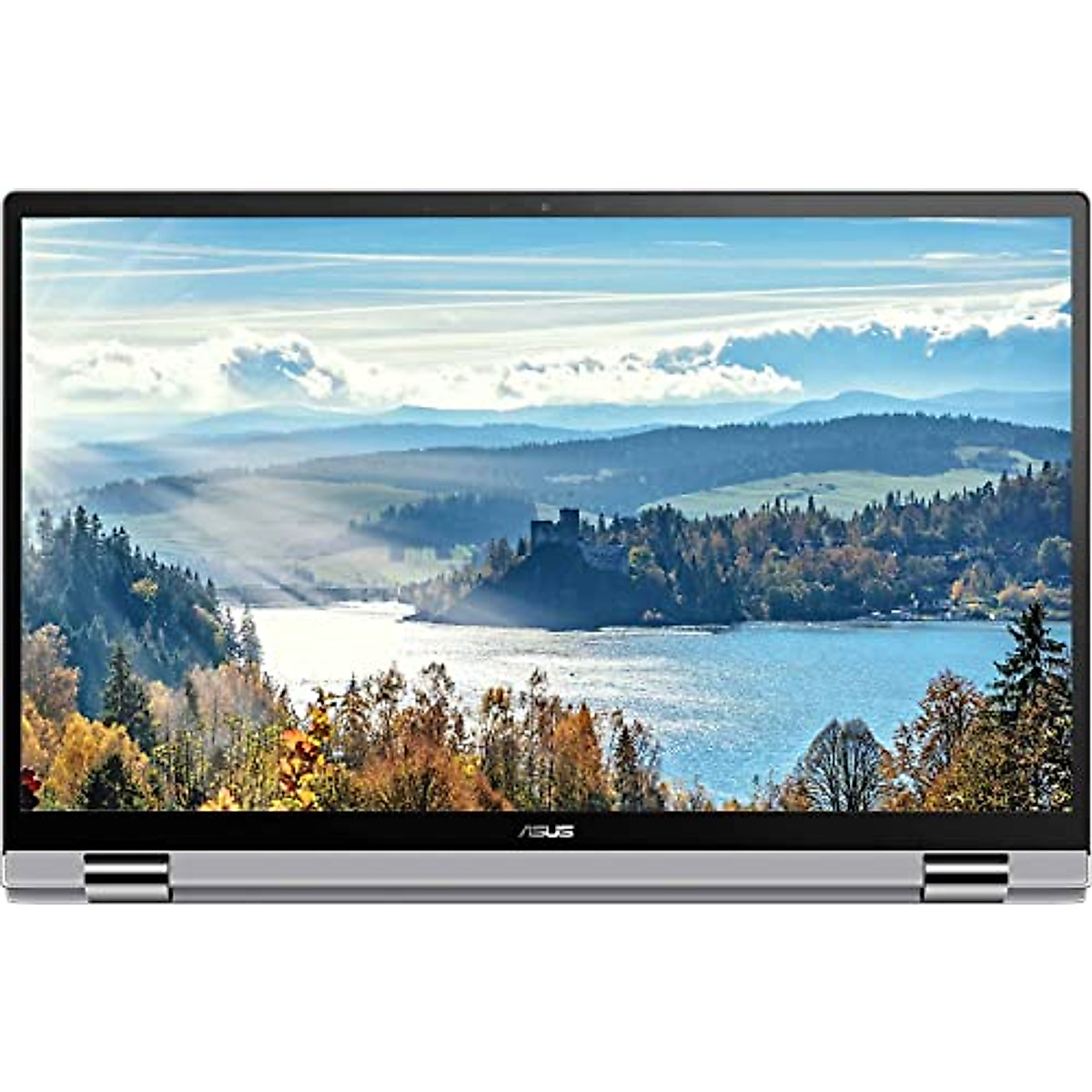 Asus Zenbook 15.6'' FHD 2-in-1 Touchscreen Business Laptop, AMD Ryzen 7 5700U(Beat i7-1180G7, Up to 4.3GHz), 8GB RAM, 1TB PCIe SSD, NVIDIA GeForce MX450, Windows 11 Home, Gray, w/GM Accessories