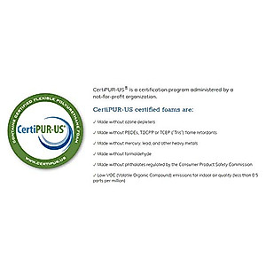 AKTRADING CO. 2" H X 24" W X 72" L CertiPUR-US Certified Rubber Foam Sheet Cushion (Seat Replacement, Upholstery Sheet, Foam Padding, Acoustic Foam Sheet)