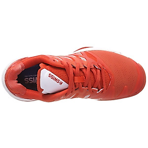 K-Swiss Performance Women's Tennis Shoes, Red Fiesta White 01, 37