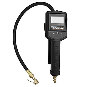 Freeman FS2DTI Digital Tire Inflator with LCD Pressure Gauge and Work Light