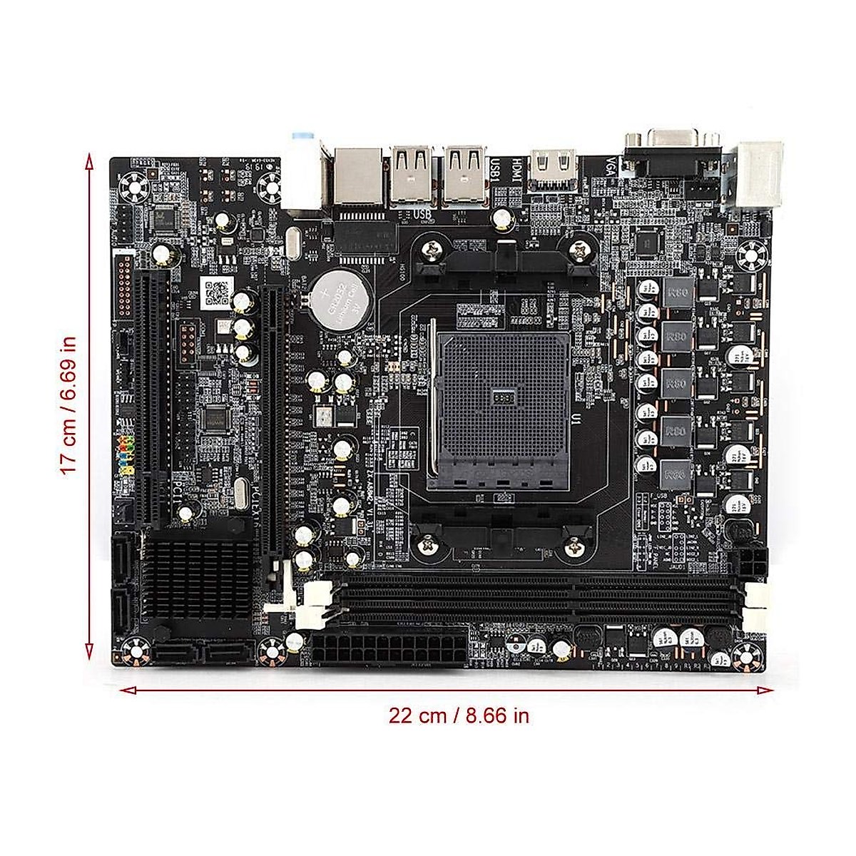 for AMD DDR3 1333/1600/1866/2133MHz 4G/8G A88 Desktop Computer Motherboard,FM2/FM2+CPU Interface Mainboard,All Solid State 5-Phase Power Supply,HDMI Interface,Integrated Sound Card