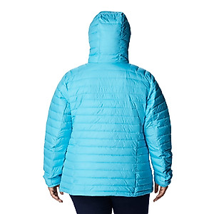 Columbia Women's Silver Falls Hooded Jacket, Atoll, X-Large