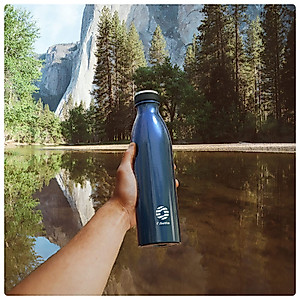 Fjbottle Stainless Steel Insulated Water Bottles -34oz/1000ml Sports Water Bottle Keep Carbonated Drink Cold 24H and Hot 12H for kids,Women,Men Leisure Home Water Bottles