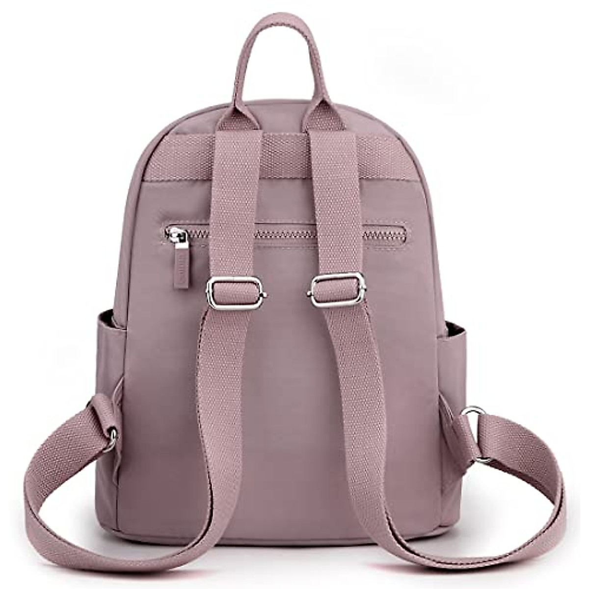 Collsants Small Backpack for Women Mini Backpack Small Backpack Purse Nylon Day Packs (Light Purple)
