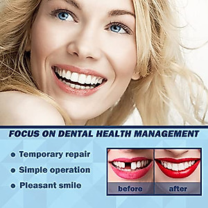 56 Pieces False Teeth, 2 Sets Whole Teeth Synthetic Polymer Denture Teeth, 23 Shade A3 Upper + Lower Dental Materials for Replacement, DIY, or Halloween