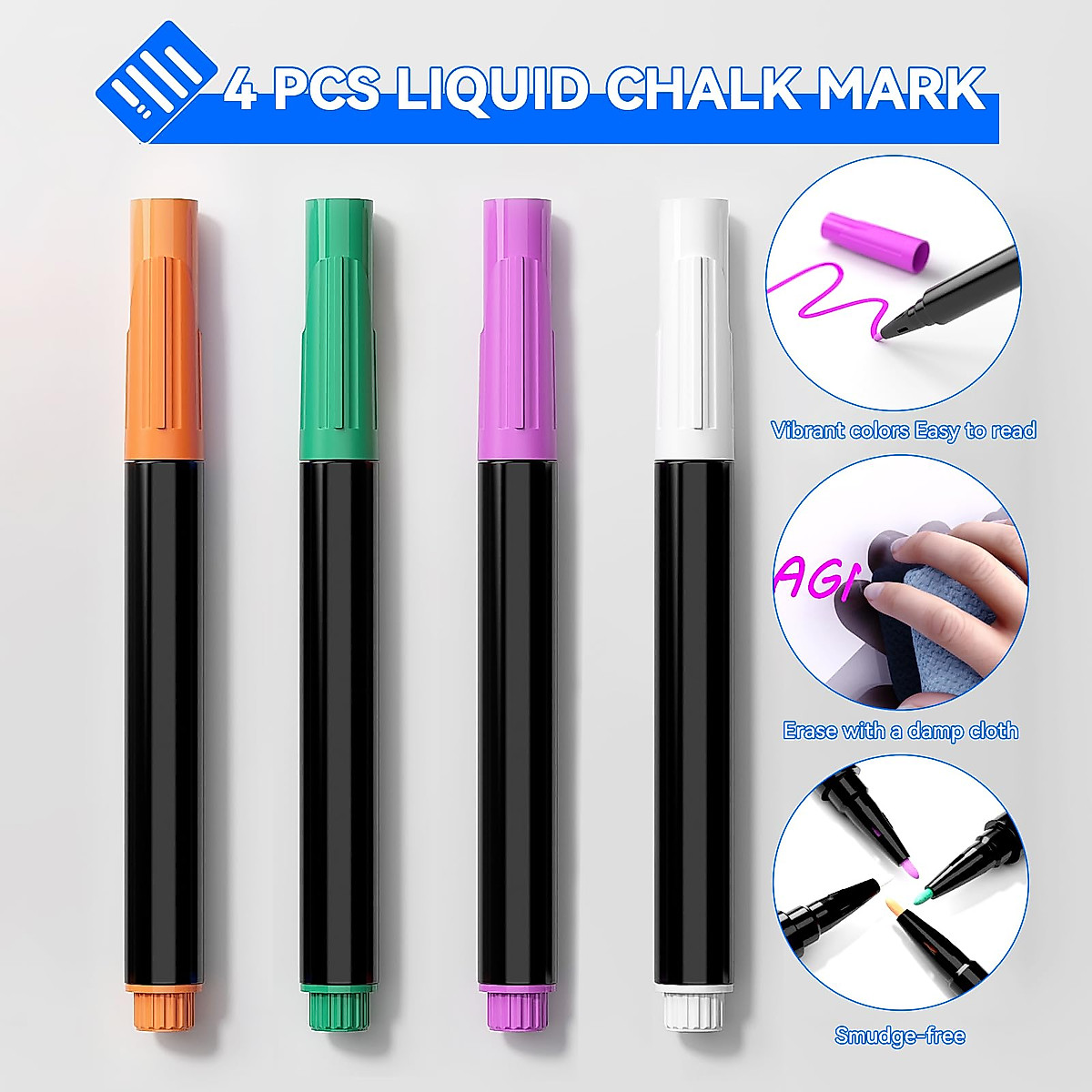 Polegas Acrylic Magnetic Dry Erase Board for Fridge, 12"X16" Clear Magnet Refrigerator Whiteboard, Small Memo White Erase Board, Blank Erasable Noteboard for Menu Meal Planner to Do List