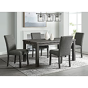 Picket House Furnishings Turner Side Chair Set in Charcoal