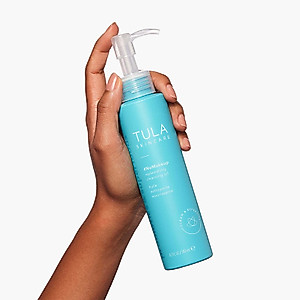 TULA Skin Care #nomakeup Replenishing Cleansing Oil - Oil Cleanser and Makeup Remover, Gently Clean and Remove Stubborn Makeup and Residue, 4.7 oz.