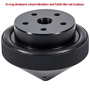 Deecaray Trolling Motor Black Prop Nut, Compatible with MotorGuide X3 X5 XI3 XI5, Motorguide Trolling Motor GFEL-MG-R-DP