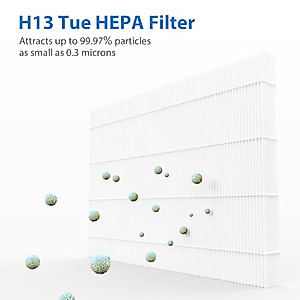 ProHEPA 9000 HEPA replacement filter Compatible with VEVA ProHEPA 9000 Air Puri-fier, Including 4 True HEPA Filters & 8 Carbon Filters