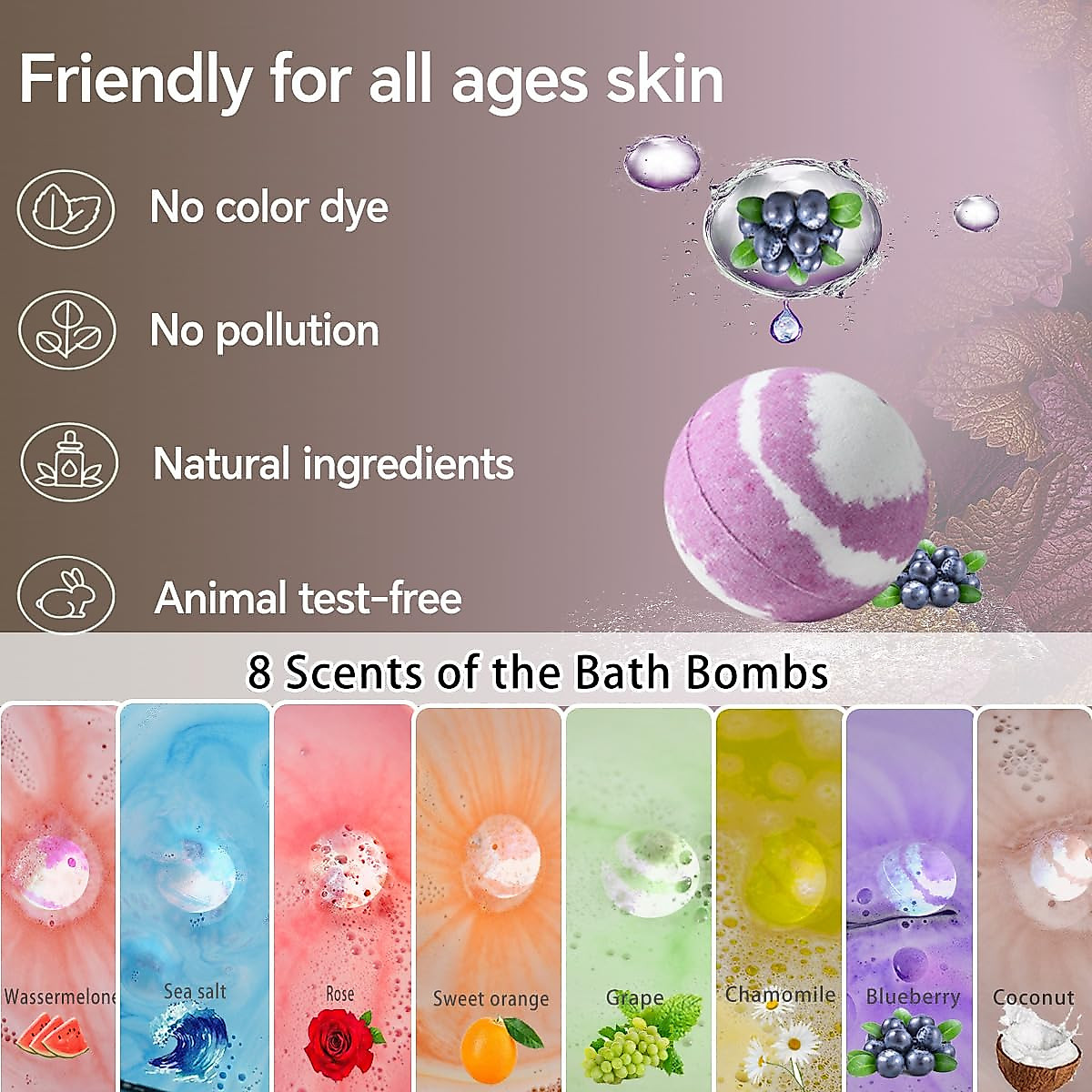 3.88OZ Bath Bombs for Kids Boys Girls Women with Toys Inside Surprise, 8 Light up Bath Bomb of Solar System Set, Organic Essential Oil spa Gift Set for Party, Christmas, Birthday