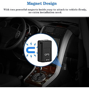 GPS Tracker for Vehicles, Mini Magnetic GPS Real Time Car Locator, Micro GPS Tracking Device, Full Global Coverage Long Standby GSM SIM GPS Tracker for Vehicle, Car, Person Location. No Subscription