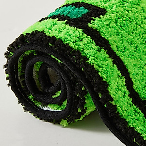 RoomTalks Cute Money Rug 2x3 Cartoon Funny Cool Small Throw Rugs for Girls Bedroom Kids Bathroom Kitchen Dorm Non Slip Machine Washable Soft Shag Accent Floor Rug, Unique Gift for Kids Girls