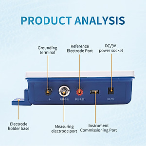 NANBEI Instruments,Lab Benchtop pH Meter kit,1-2Points Auto Calibration,0.01 pH Accuracy,Digital Bench Top pH Meter and Electrode,6.0 inch High Definition Screen(PH100B)