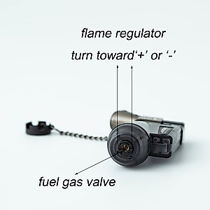 2 Pack Butane Torch Lighters,Fuel Tank Viewable,Keychain Hole,Windproof Single Torch, Butane Refillable Lighter (Black)