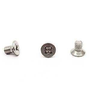 M3-0.5x5mm Stainless Steel countersunk Head Screw Plain Finish Flat Head Screw Machine Countersunk Screw Bolt Fastener 100pcs