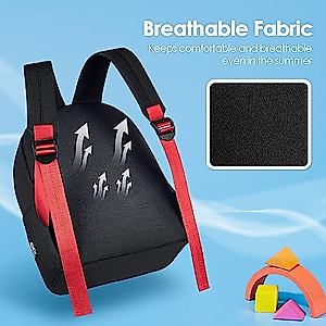 AOTOW Toddler Backpack for Preschool Boys Girls - Small Kids Bookbag Kindergarten Cute Daycare Back Pack Personalized Bagpack Child School Bags for little Kid 3-5 Years Old