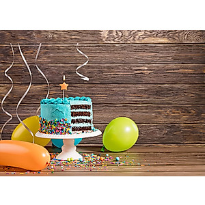 LYWYGG 10x8ft Thin Vinyl Brown Wood Backdrop Photographers Retro Wood Wall Background Cloth Seamless CP-19-1008