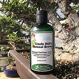 Uncle Bill's Liquid Bonsai Fertilizer - Specially Formulated Bonsai Food for Vibrant Growth, Easy to Use, Trusted by Enthusiasts, 8 Ounces
