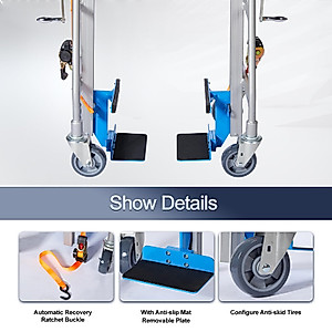 Amarite Furniture and Crate Mover, Mechanical Equipment Moving Dolly 1210lbs Capacity,Used for Safely Transporting Cabinets, Furniture, and Crates - Sold in Pairs