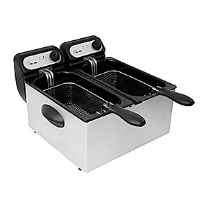 CHARD DF-6E, Dual Tank Deep Fryer, Stainless Steel, 6 liter, 1500 watts