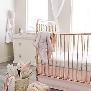 Oilo Changing Pad Cover, Breathable 100% Turkish Cotton Fitted Jersey, 300 Thread Count, Machine Washable, Fits Standard Changing Pads (32" x 16"), Girl, Boy, & Neutral Nursery Design, Prim