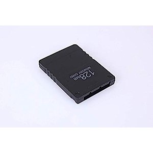 Suncala 2 Pack Memory Card for Playstation 2, 128MB High Speed Memory Card for Sony PS2 ps2 Memory Card
