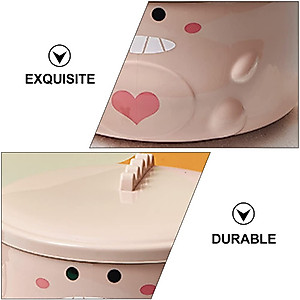 Cabilock Instant Noodle Bowl Korean Stainless Steel Rice Bowl with Lid Set Noodle Bowl Insulated Bowl Food Serving Bowls Rice Cereal Ice Cream Noodles Snacks Soup Bowls Pink Ramen Bowl with Lid