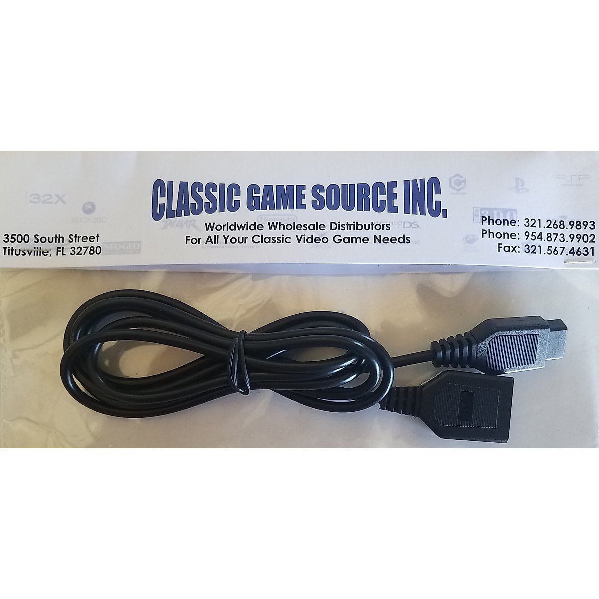 6FT Controller Extension Cable Cord Wire for Atari 7800 Controller Joystick