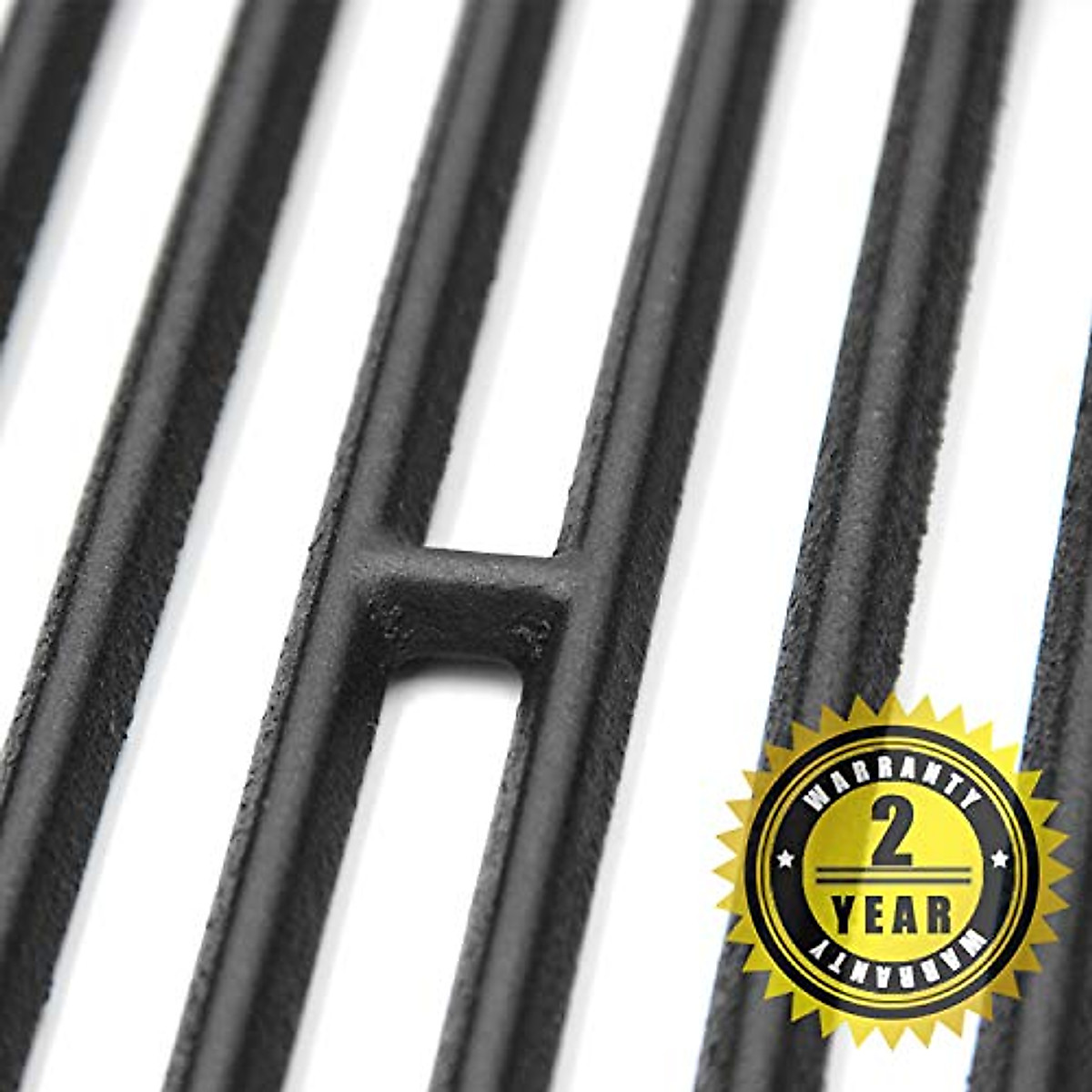 Hongso 15" Matt Cast Iron Cooking Grates for Broil King 986557, 945587, 94644, 94647, Crown 10, 20, 40, 90, Signet 20, 70, 90, Broil-Mate, Sterling Grill, 38170121, 10225-T436, PCD362, Set of 2
